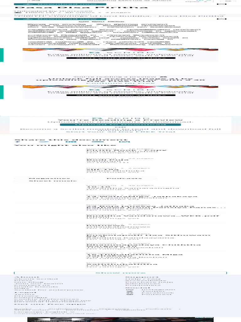 Dasa Disa Piritha PDF | PDF | Scribd | Written Communication