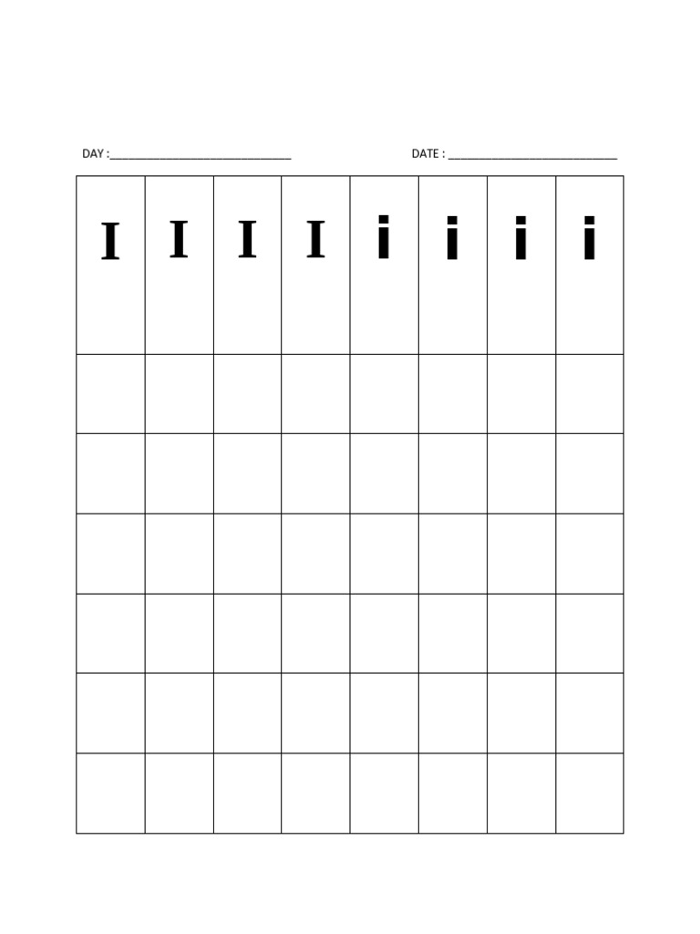 Alphabet Writing | PDF