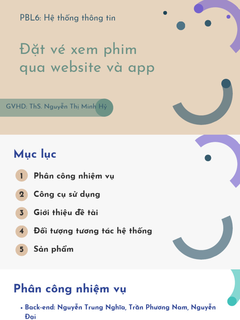 Báo Cáo PBL6-Cinema | PDF