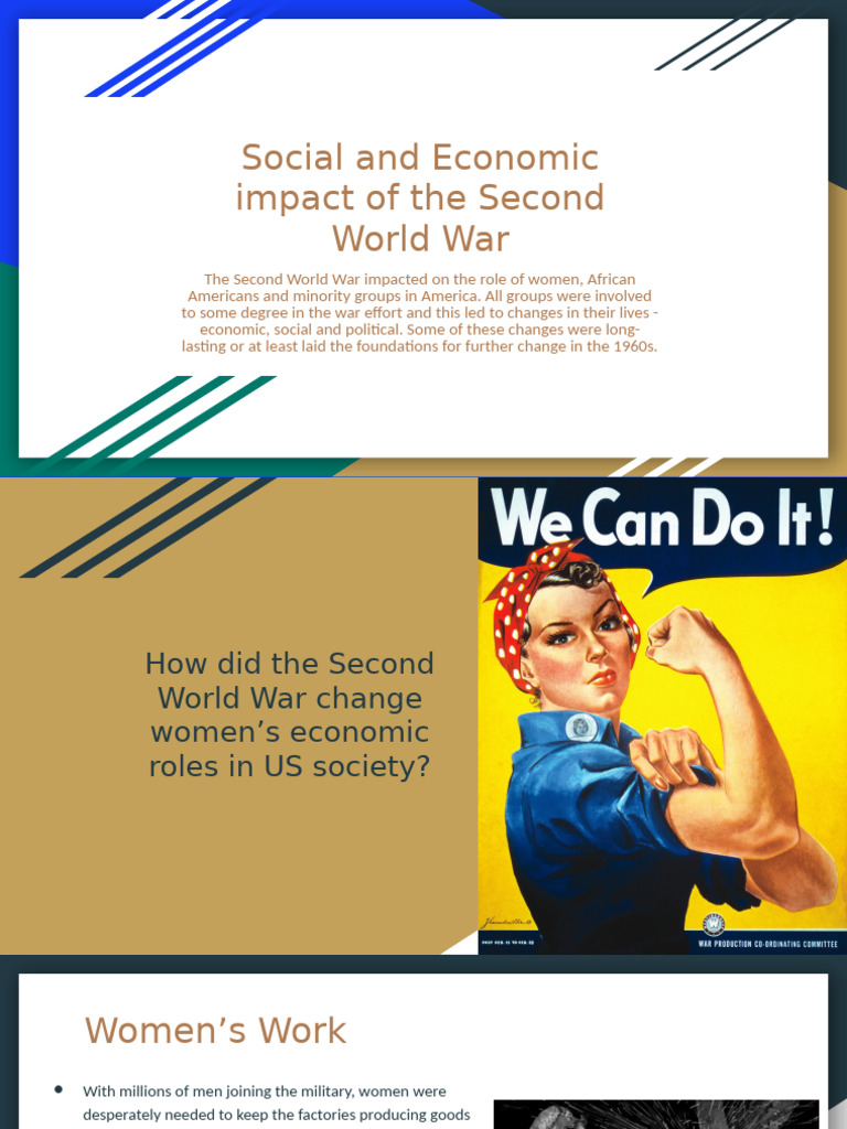Social and Economic Impact of The Second World War | PDF | Conscription ...