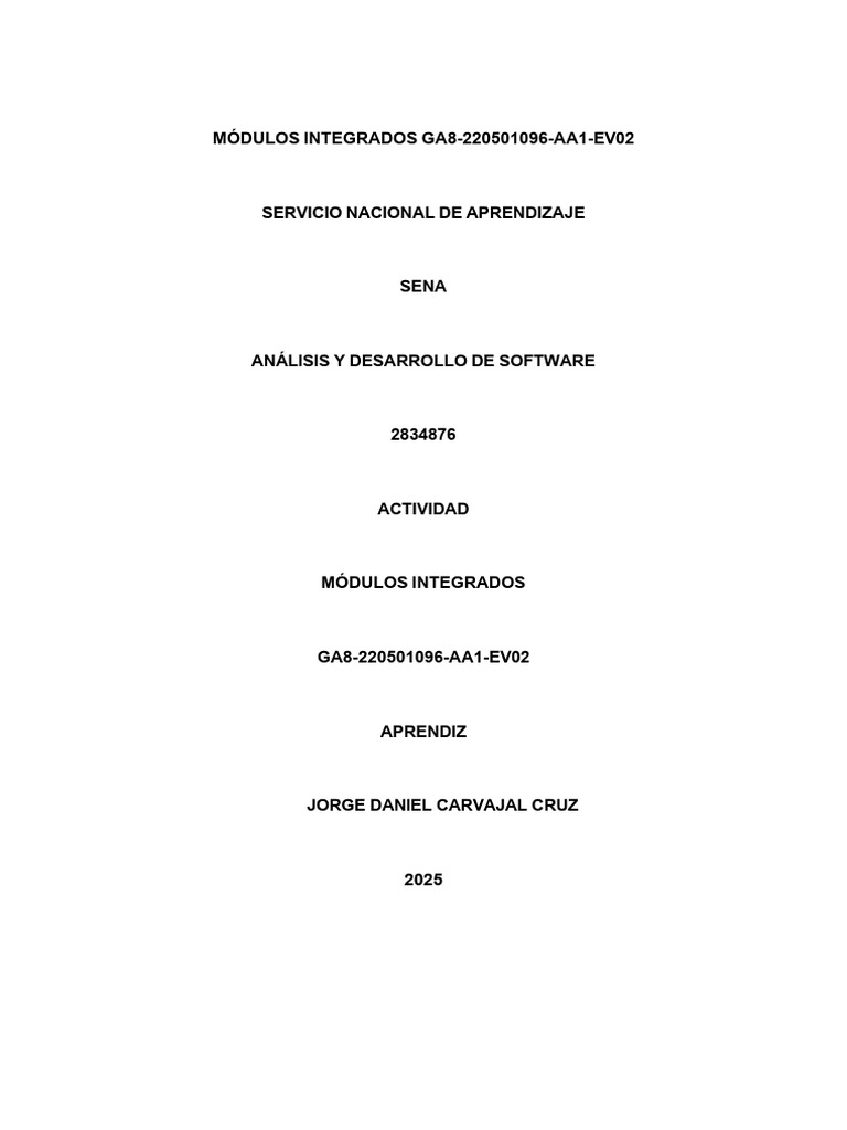 Modulos Integrados Ga8 220501096 Aa1 Ev02 | PDF