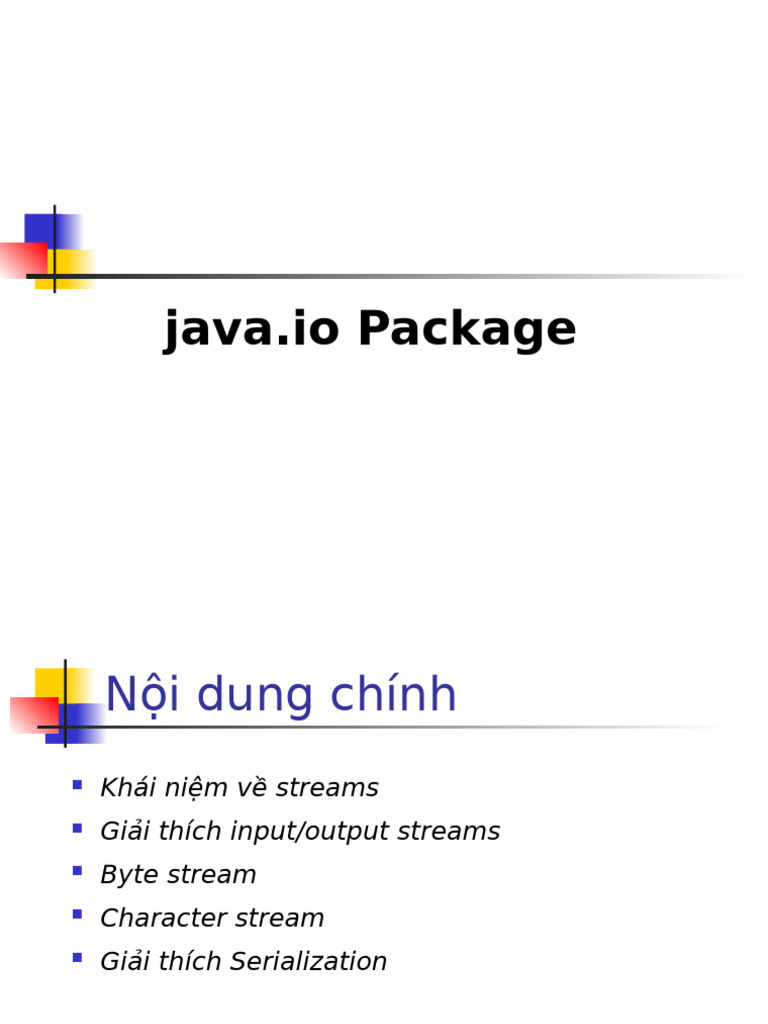Lesson 06 (Io Package) | PDF