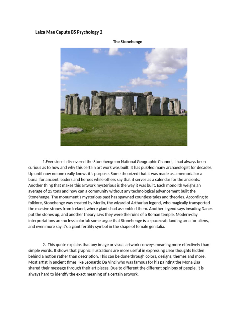 Stonehenge | PDF