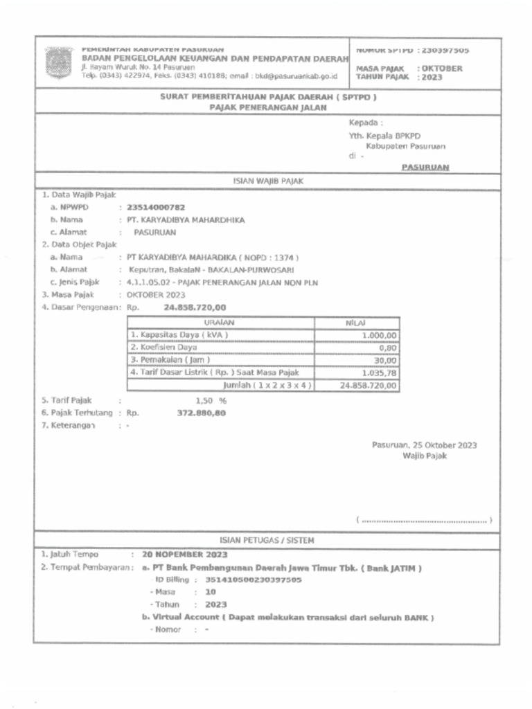 PPJ Bakalan Oktober 2023 | PDF