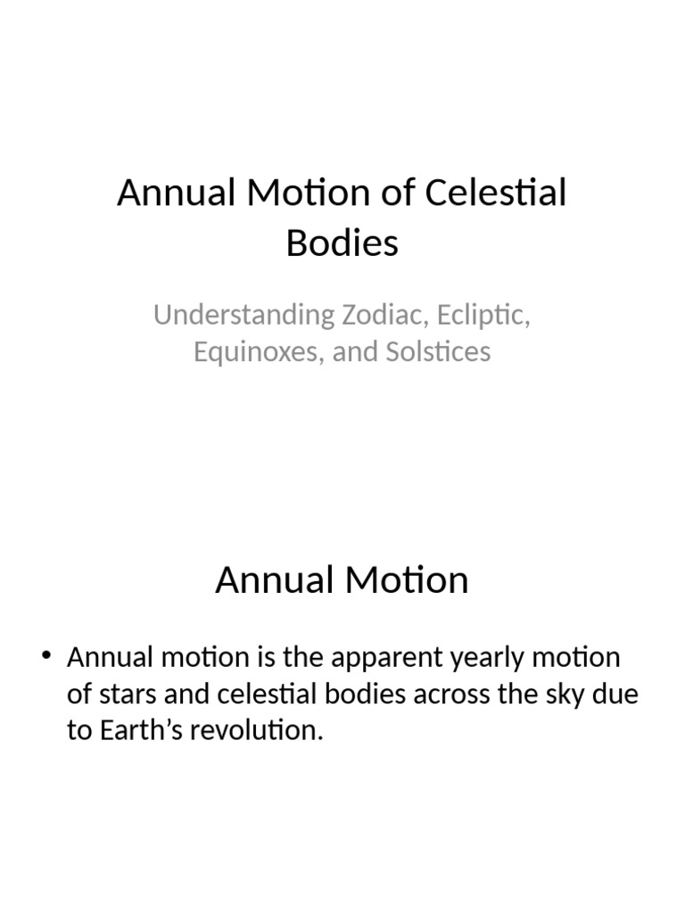 Annual Motion Presentation | PDF
