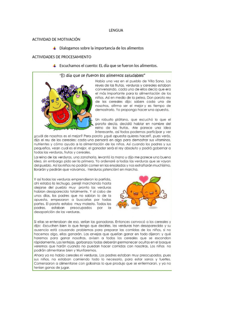 Lengua 3 | PDF