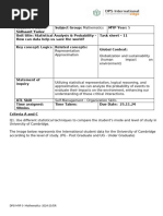 IB MYP - Mathematics Syllabus | PDF | Numbers | Equations