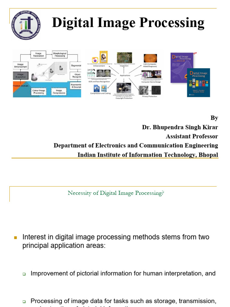 CSE-IT-312 DIP - 2 Definition Steps and Application | PDF | Image Segmentation | Statistical ...