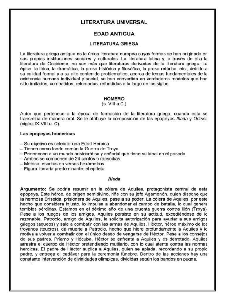 Épica Anti. 4to Sec | PDF
