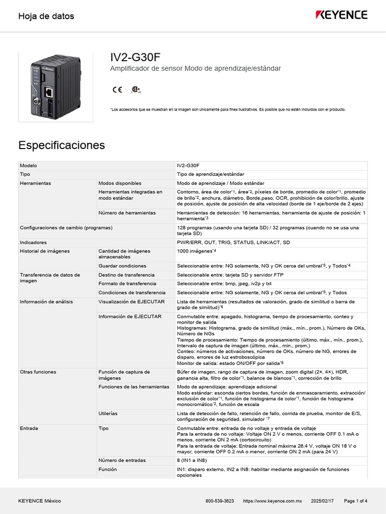 IV2-G30F Datasheet | PDF | Conector eléctrico | Ingeniería Informática