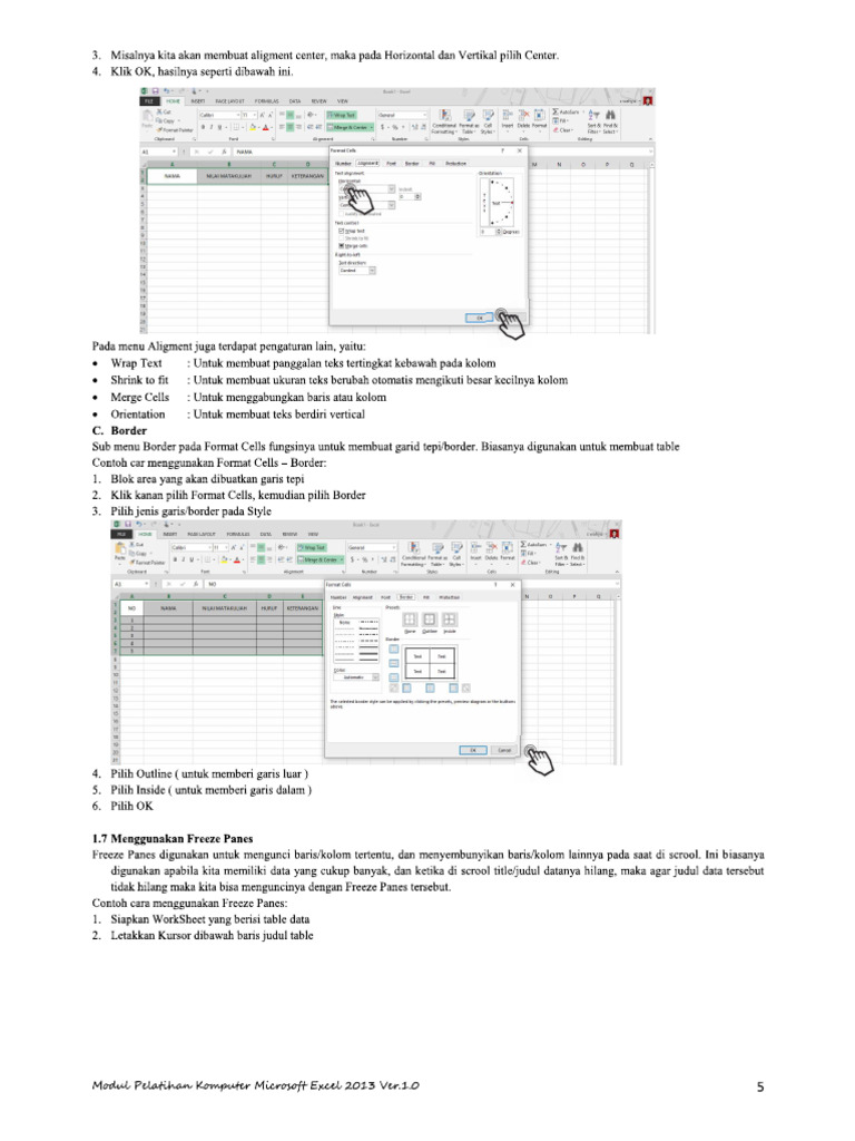 Modul Ajar Excel - Hal 5-19 | PDF