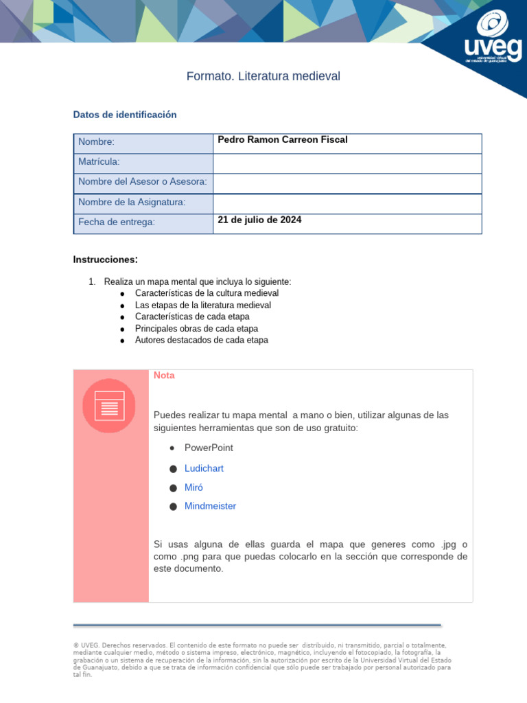 EA2 Literatura Medieval | PDF