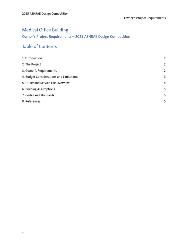Ashrae 2025 Design Competition Opr | PDF | Renewable Energy | Life ...