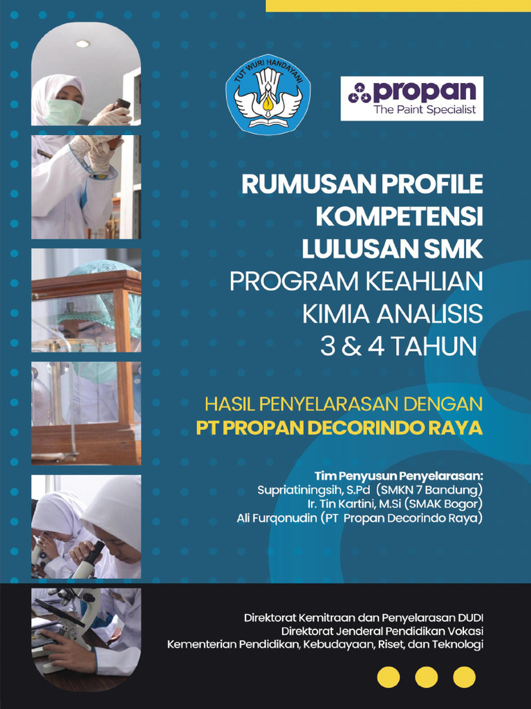 Salinan Program Keahlian Kimia Analisis 3 4 Tahun Pdf