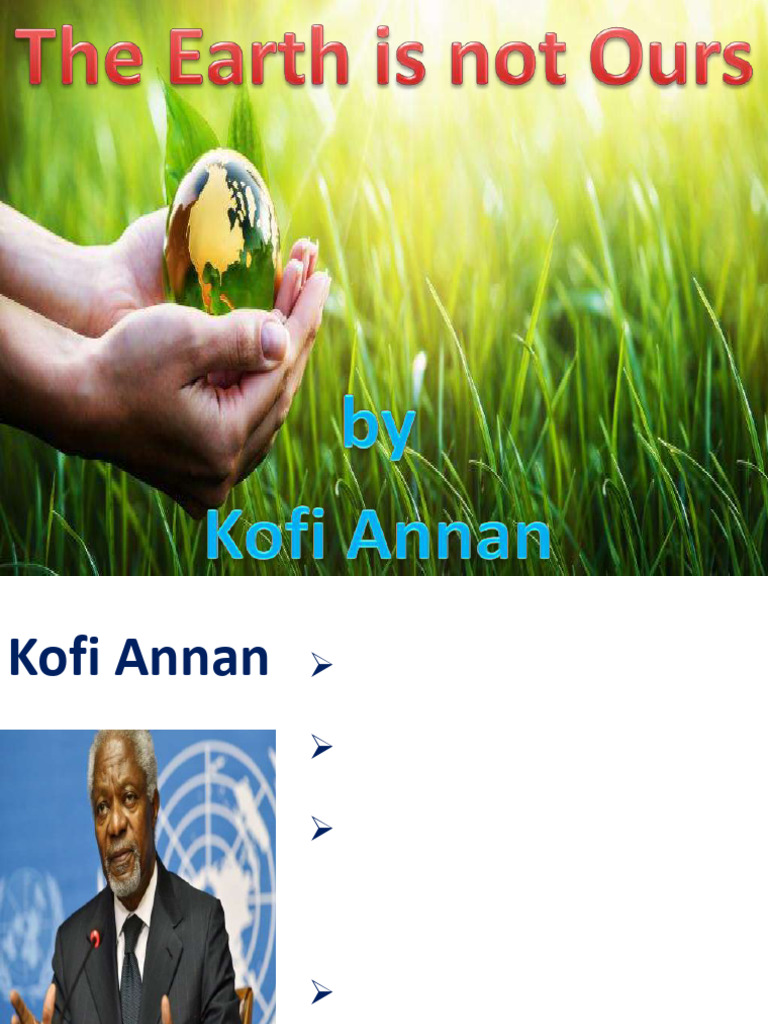 A5 THE EARTH IS NOT OURS | PDF | Sustainability | Natural Environment