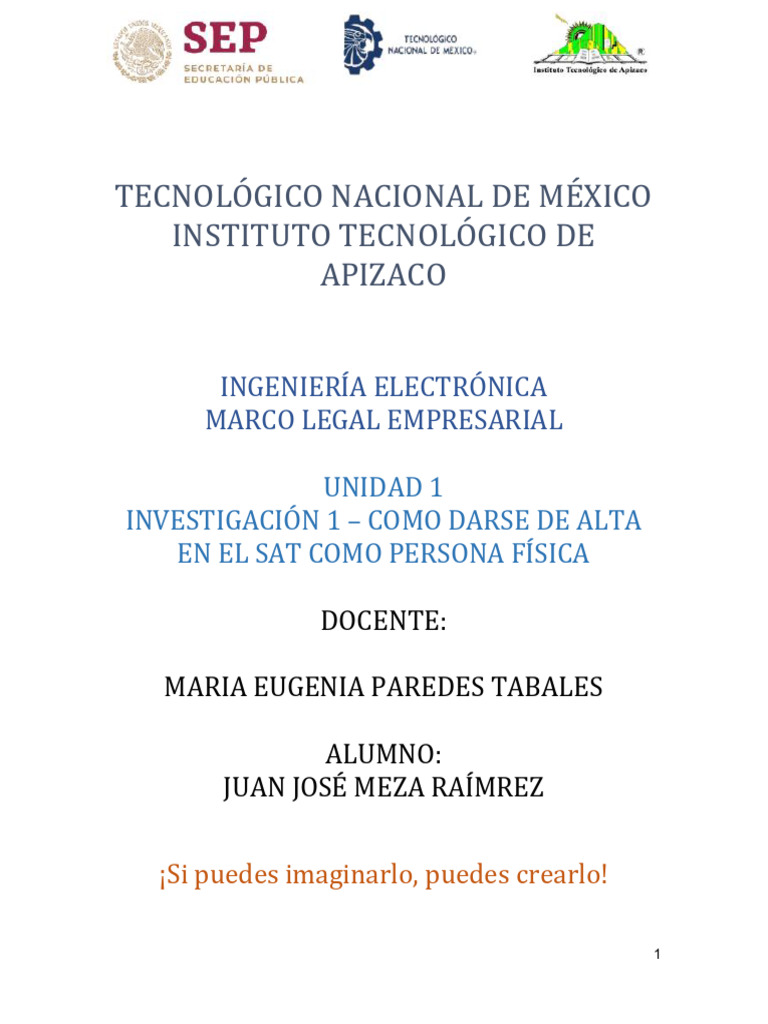 Inv.1 U1 Mezaramirezjuanjose | PDF