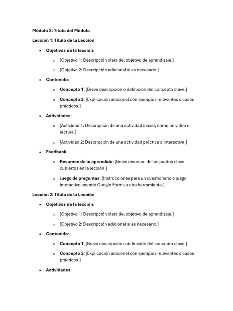 Módulo X: Aprendizaje Interactivo | PDF