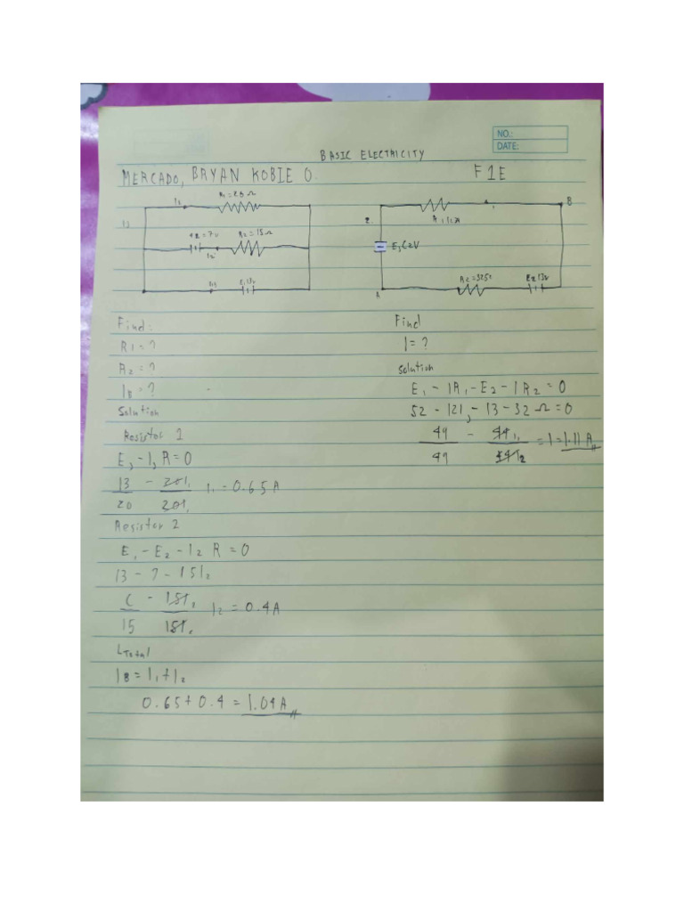 BasElec Assignment3 Mercado | PDF