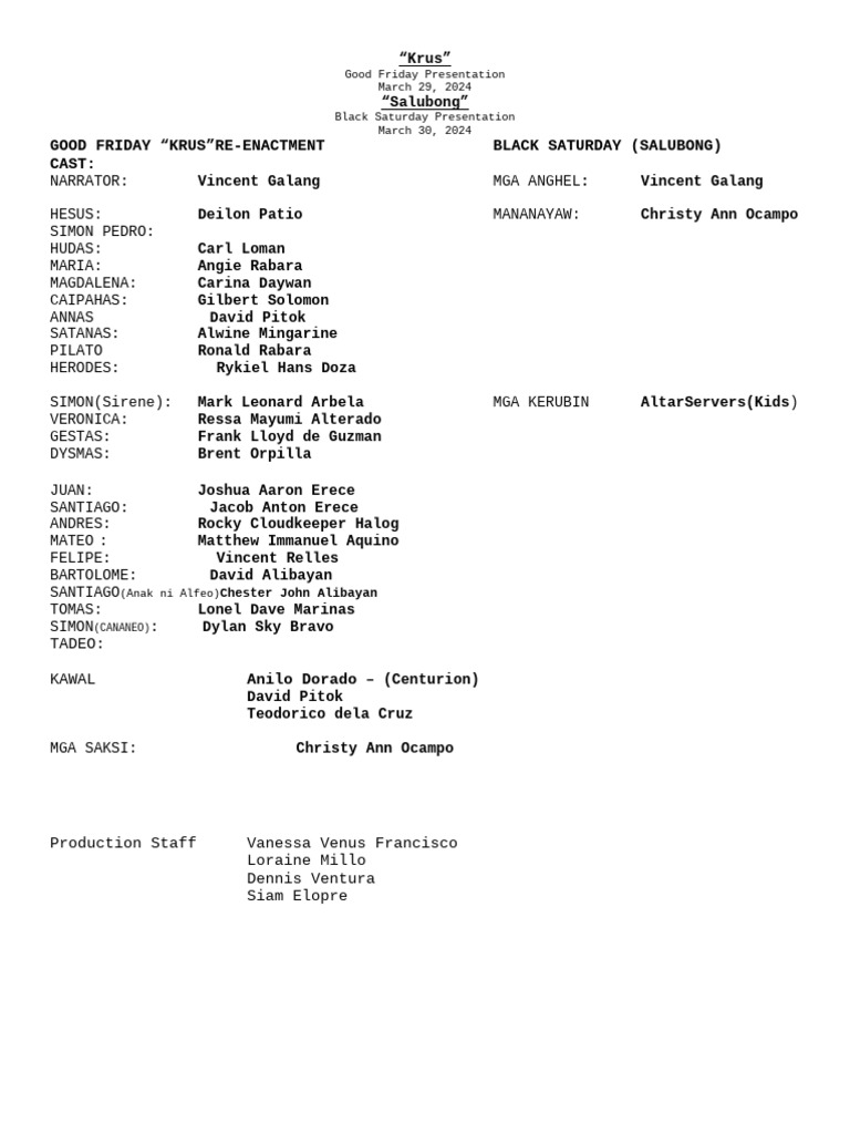 2024 KRUS Script | PDF