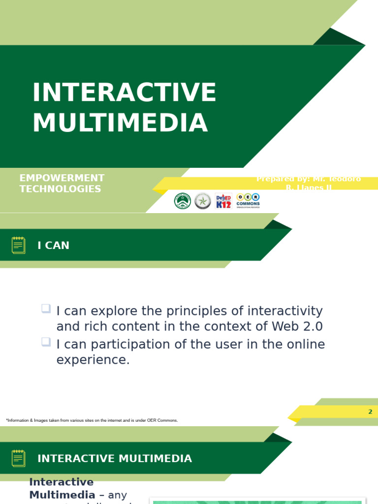 9 Interactive Multimedia | PDF | Podcast | Multimedia