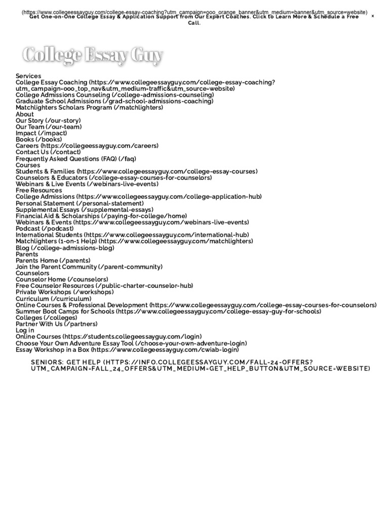 How To Write Your UC Activities List - College Essay Guy | PDF ...