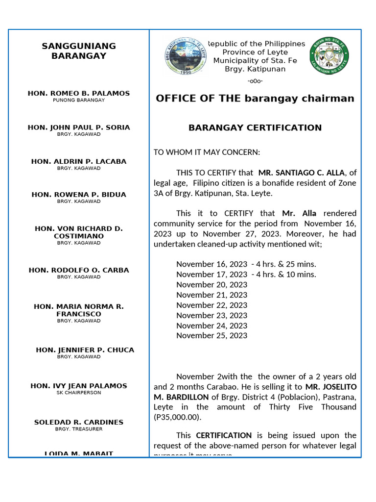 Certification Tupad | PDF