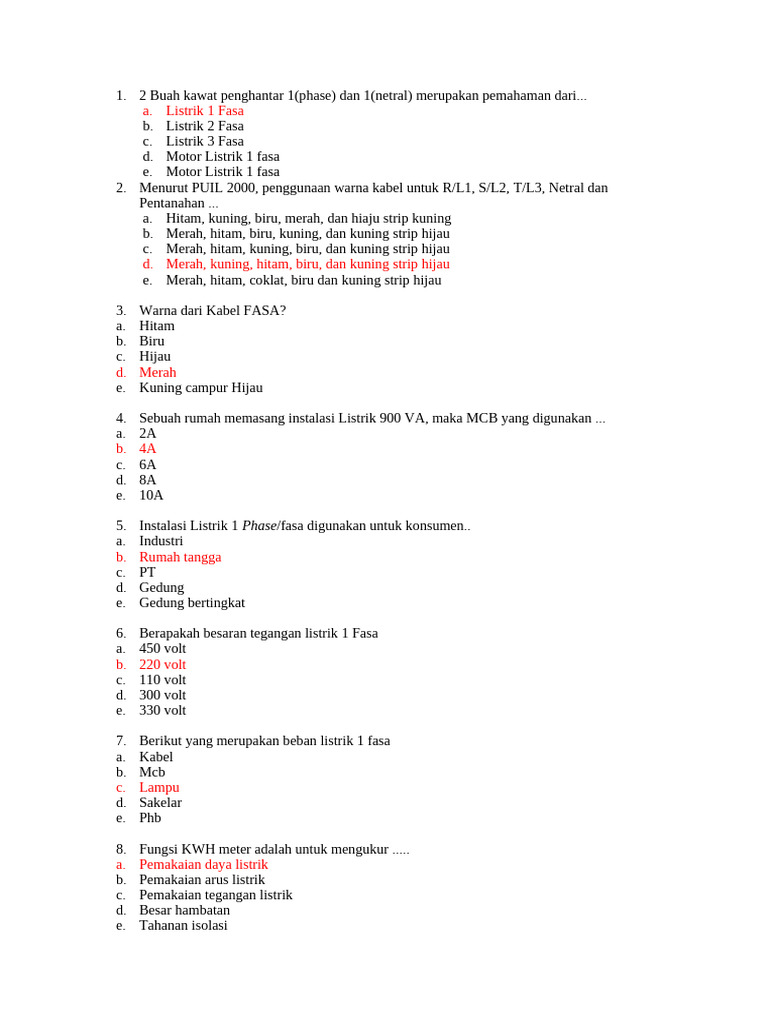 SOAL ITL XI TITL | PDF