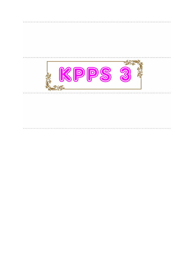 KPPS 3 | PDF