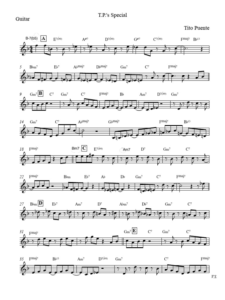 TP 'S Special (Melody) | PDF