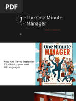 One Minute Manager | PDF | Goal | Behavior