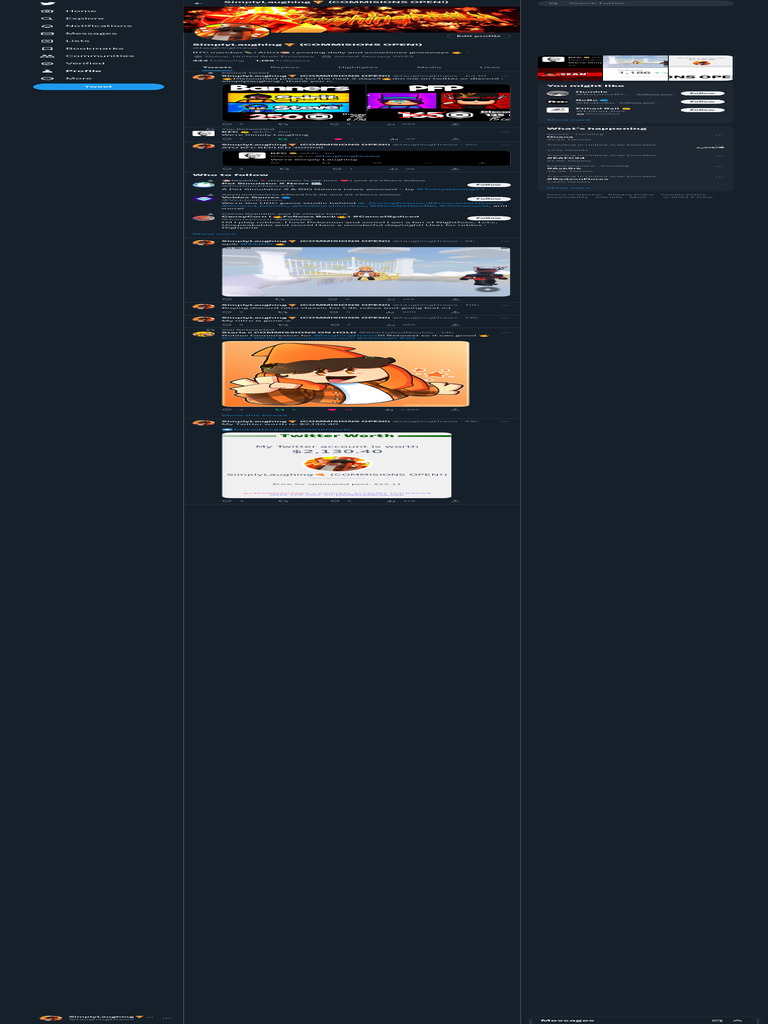 SimplyLaughing? (COMMISIONS OPEN!) (@LaughingDraws) Twitter | PDF | Internet & Web | World Wide Web