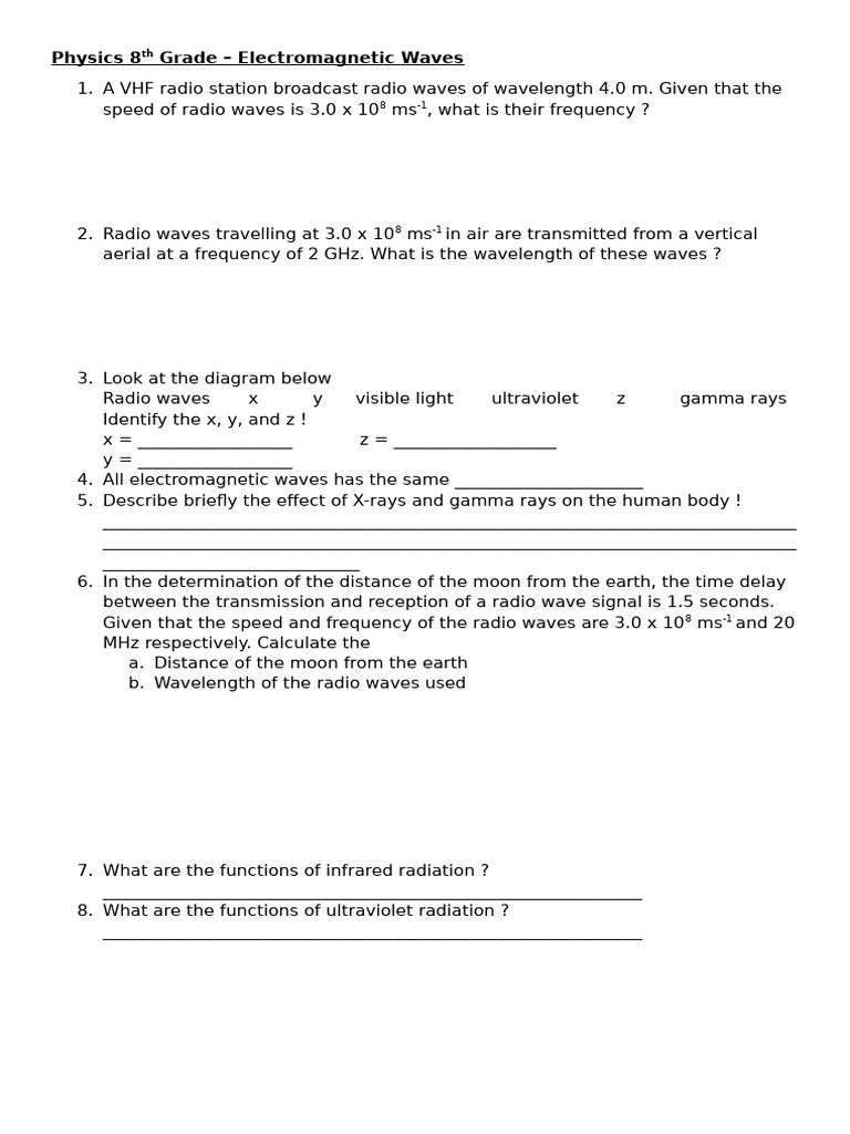 Electromagnetic Waves | PDF