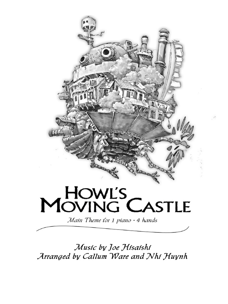 Howls Moving Castle Piano 4 Hands | PDF | Musical Forms | Elements Of Music