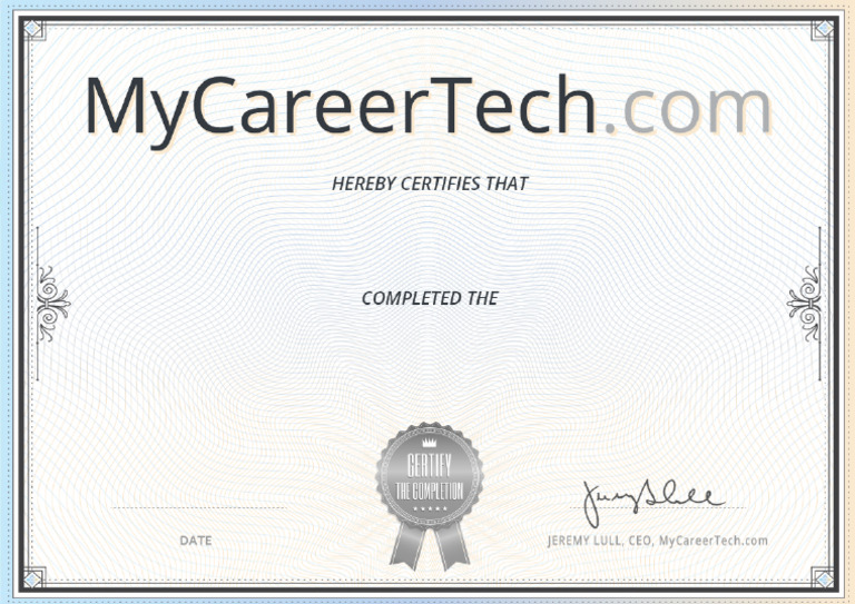 Certificate of Completion - William Watson | PDF