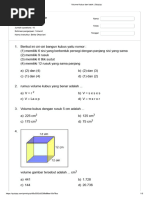 Soal Matematika SD Kelas 6 | PDF