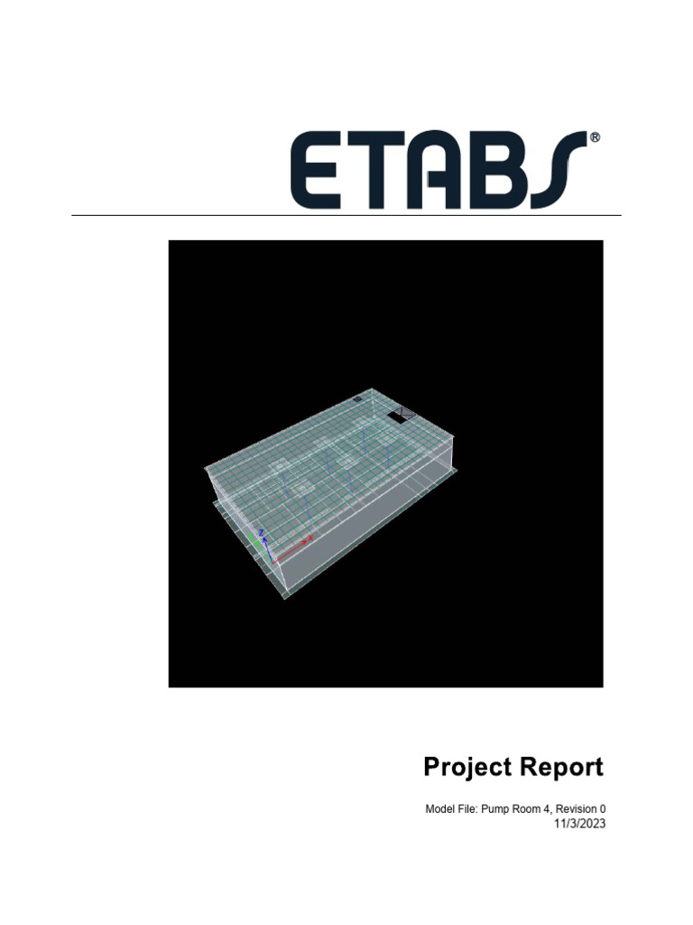 ETABS INPUT and Output Report | PDF | Beam (Structure) | Reinforced ...