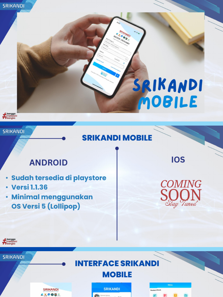 Fitur Utama Aplikasi Srikandi Mobile | PDF