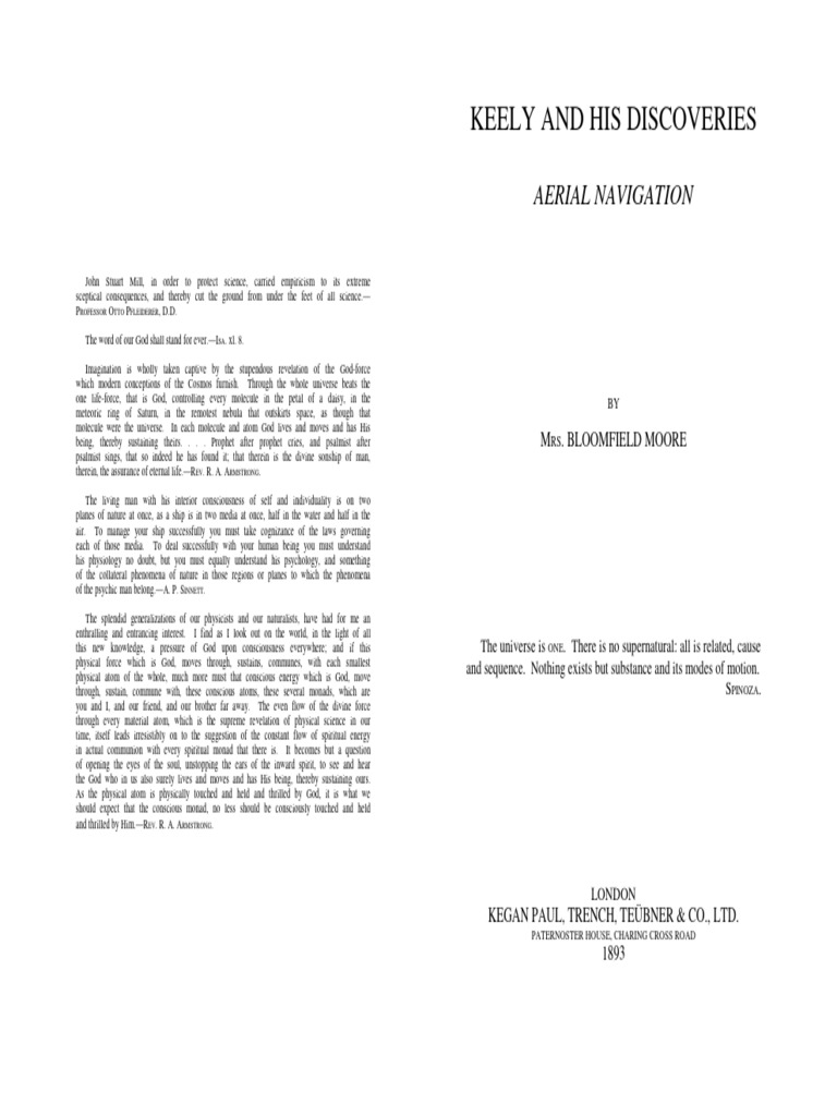 Keely | PDF | Science | Knowledge