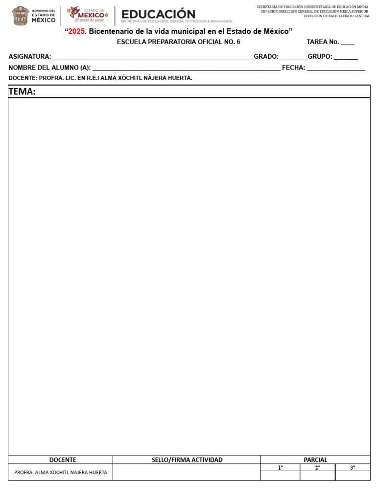 Hoja de Tareas Portafolio | PDF