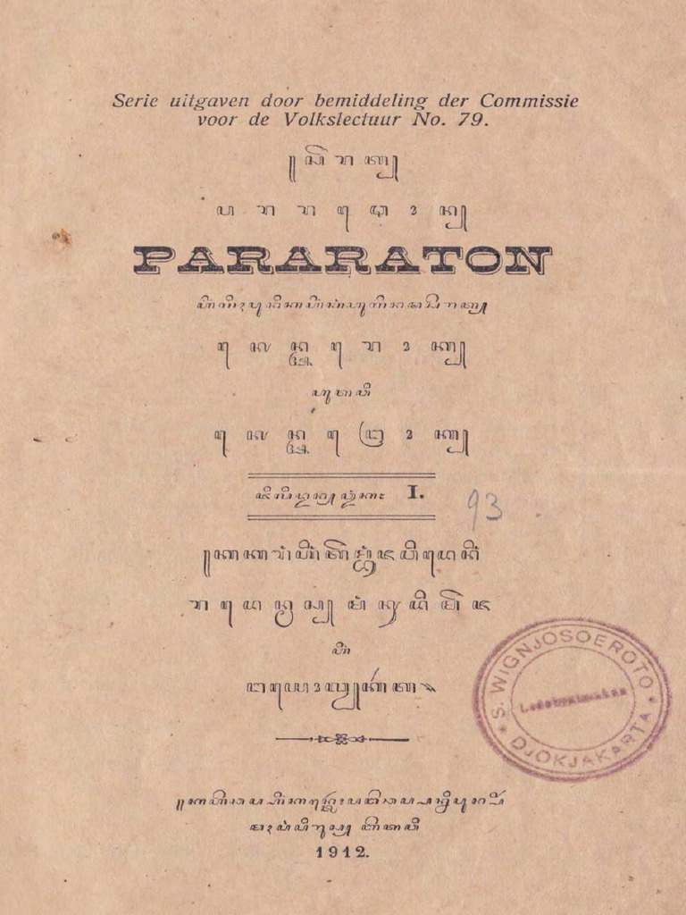 PARARATON_1912_Teks_Asli | PDF