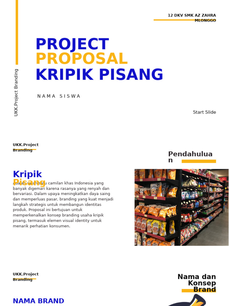 Contoh Proposal Dan Presentasi Ukk | PDF