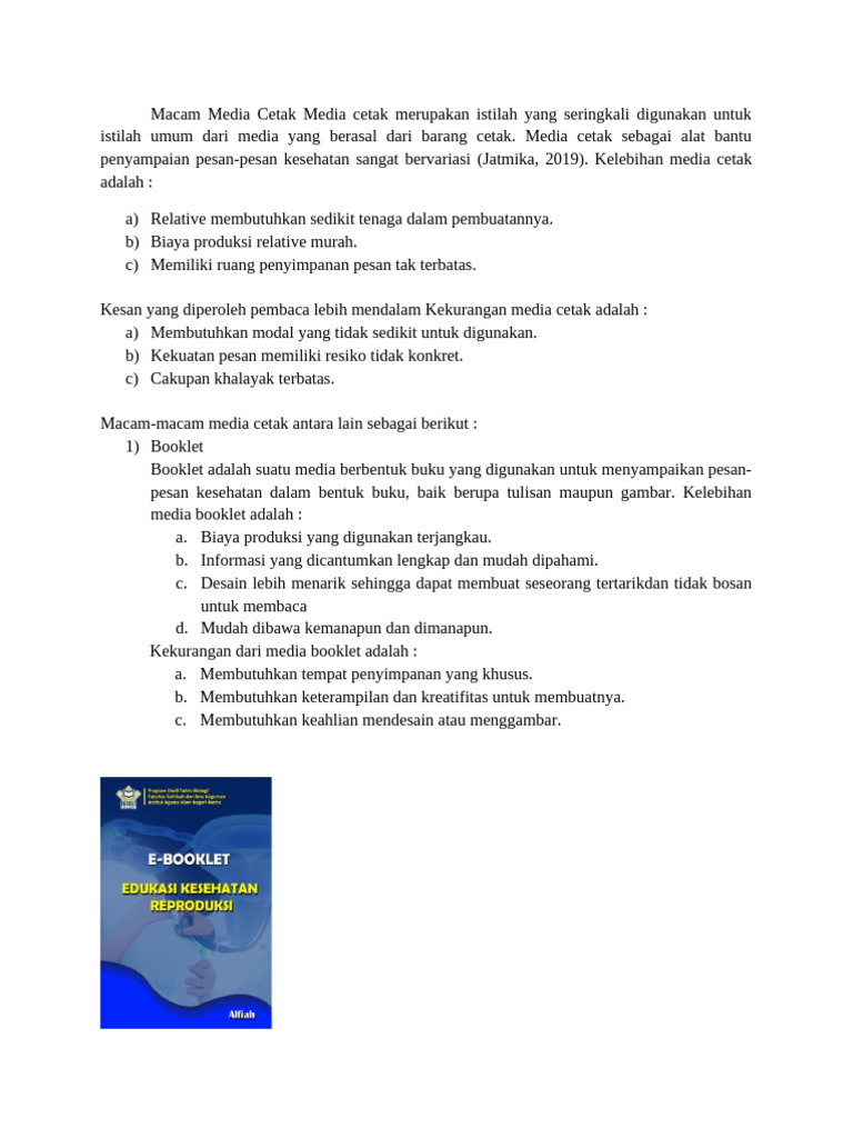 Contoh Media Promkes Kelompok | PDF