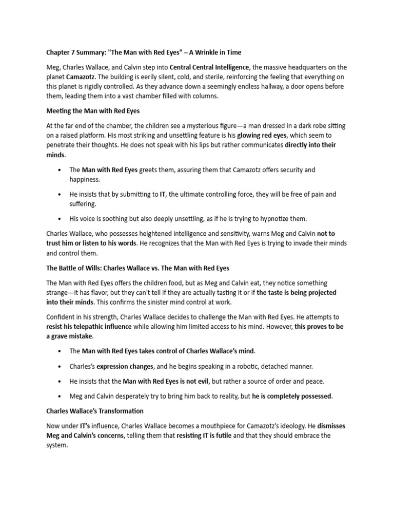 Chapter 7 Summary | PDF