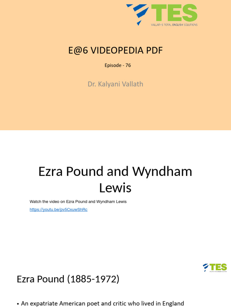 Ezra Pound | PDF | Poetry