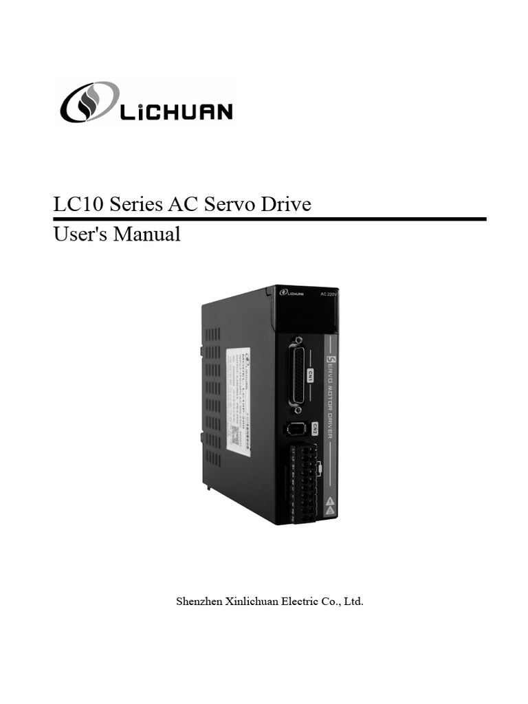 Lichuan A5 | PDF | Electric Motor | Parameter (Computer Programming)