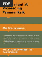 11 Mga Bahagi at Proseso NG Pananaliksik | PDF