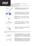 Surgical OT Instruments List | PDF