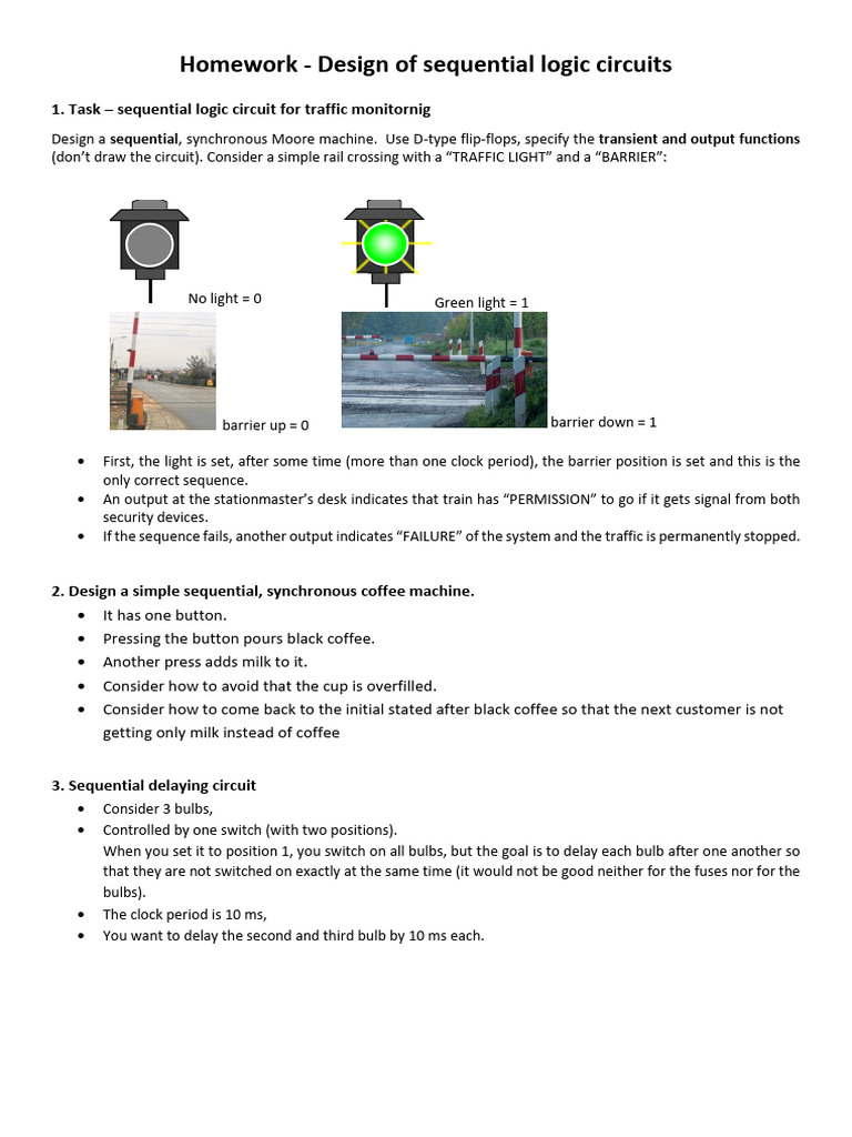 Homework - Sequential Logic Circuits | PDF