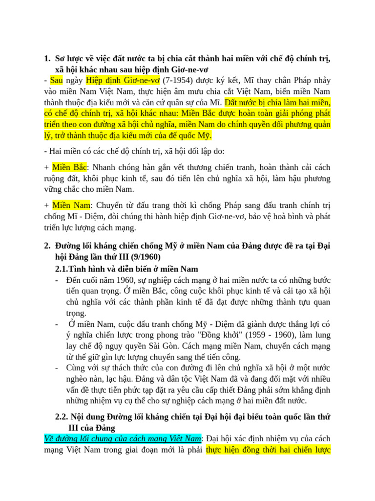 Phần I. Phân tích đường lối (khang) | PDF