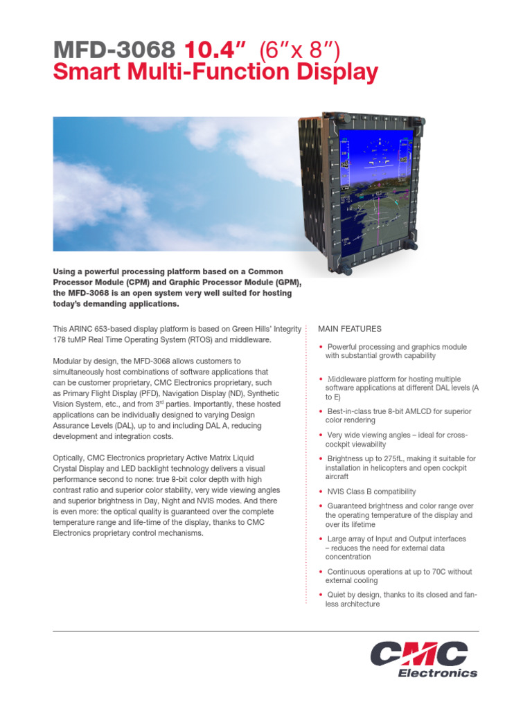 Smart Multifunction Display | PDF | Backlight | Electronics